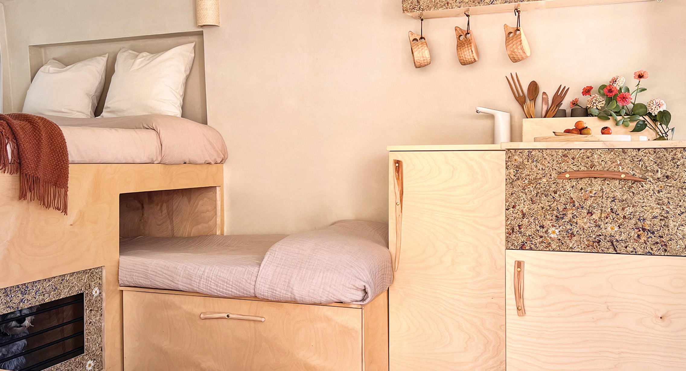 A Southwest-Inspired Van Conversion Goes Green - Austin Home